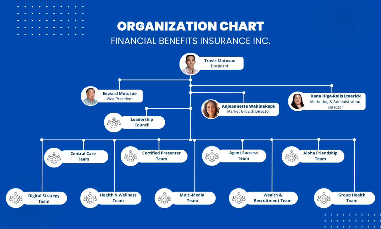 Organizational Chart | Financial Benefits Insurance